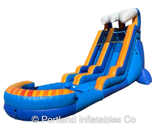 Tsunami Wave Water Slide Pool Combo 18ft - Bounce House Rentals in ...
